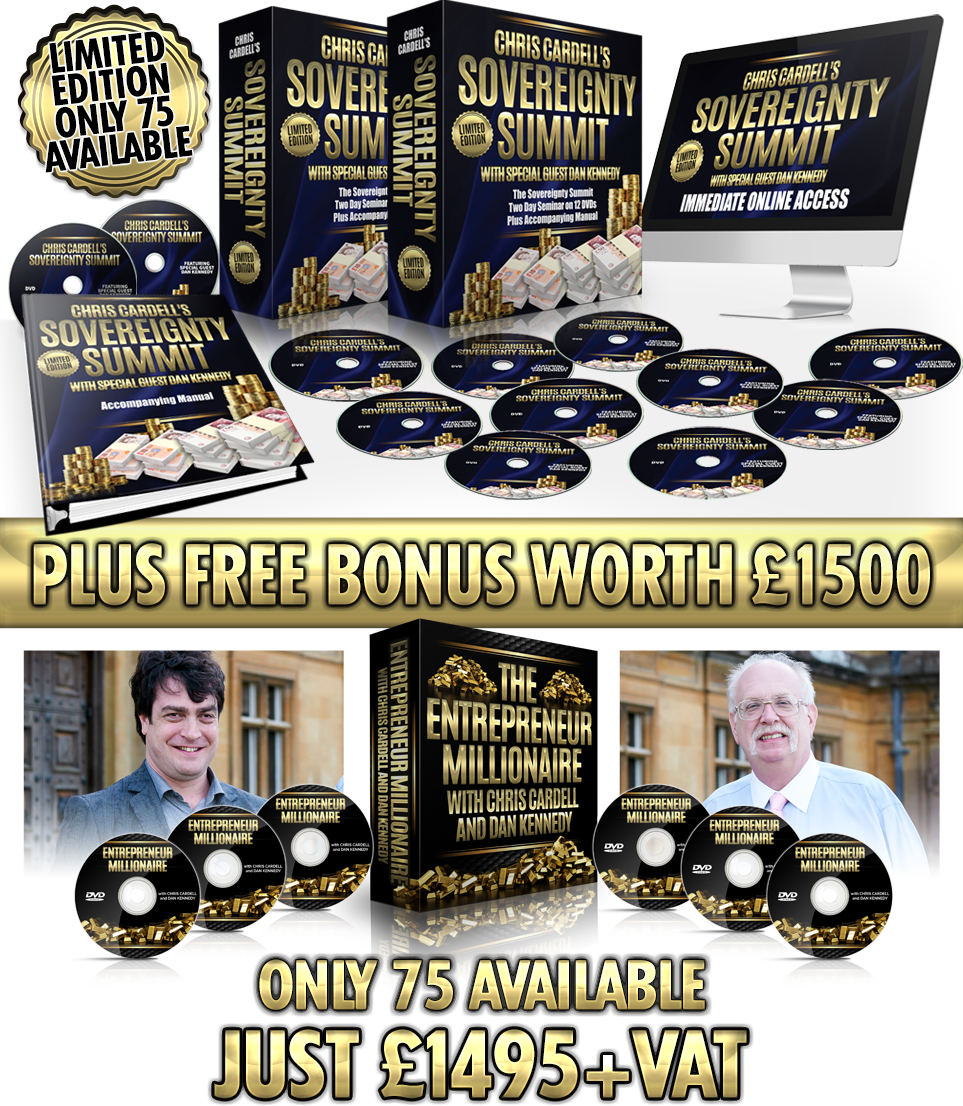 Chris Cardell's - Limited Edition - Sovereignty Summit DVDs - with ...